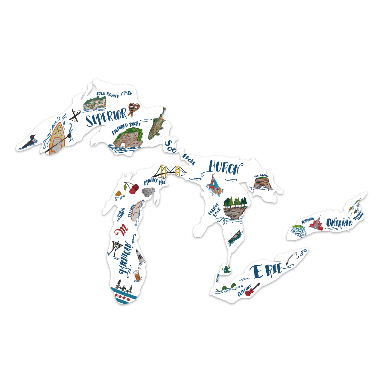 Great Lakes Proud Decal